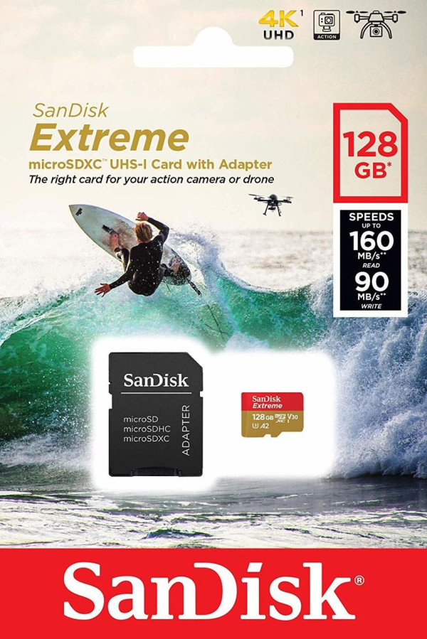 SanDisk Micro SDXC 128GB Extreme 160MB/s