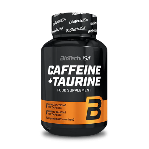 Caffeine+taurine 60cap – BioTech USA
