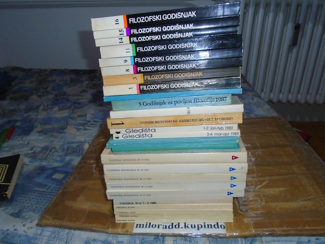 Filozofija,komplet 28 knjiga - časopisa