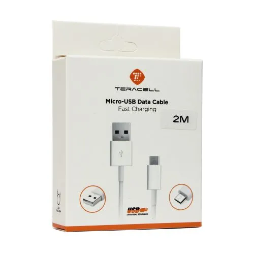 USB Data kabl Teracell Plus micro USB crni 2m