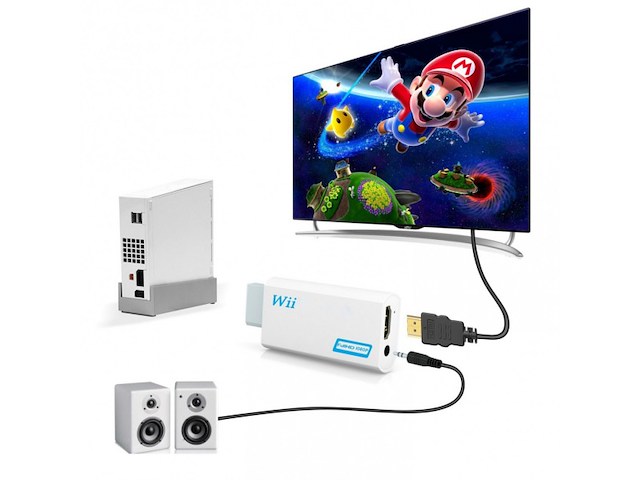 Nintendo Wii HDMI adapter za kvalitetniju sliku NOVO!
