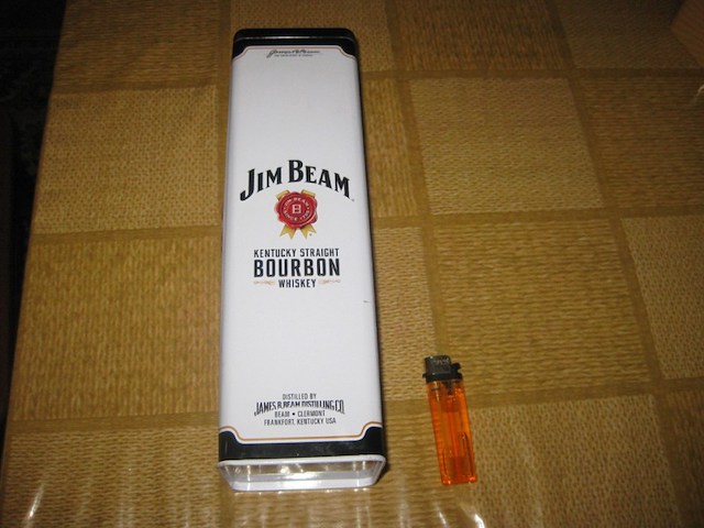 Limena kutija Jim Beam Kentucky Bourbon Whiskey (NOVO)