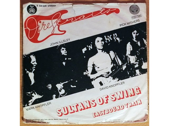 SP DIRE STRAITS - Sultans Of Swing (1979) VG-