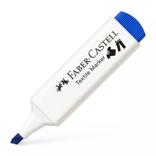 Faber Castell marker za tekstil plavi