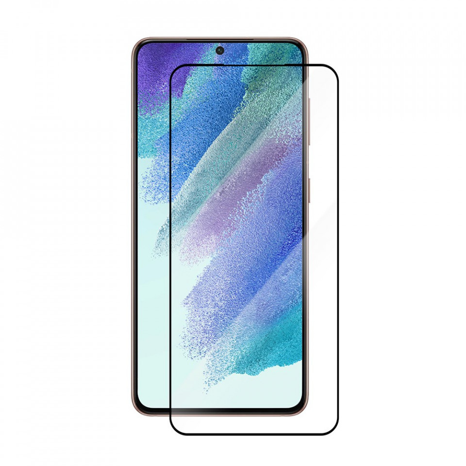 ZAŠTITNO STAKLO TEMPERED GLASS 5D FULL GLUE ZA SAMSUNG SM- S901B, GALAXY S22 2022 (6.1") RAVNO, CRNI RUB
