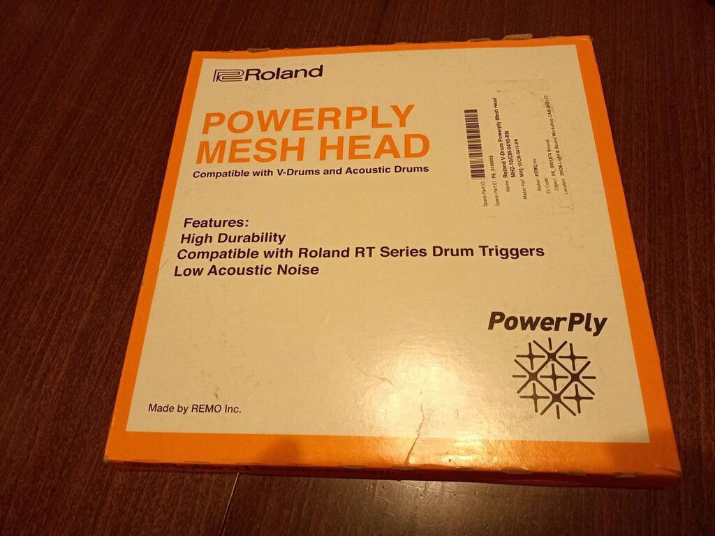 ROLAND POWERPLY MESH HEAD 10" Potpuno nova opna 10" za Roland TD50