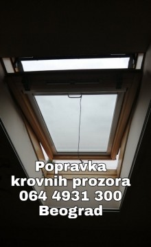 Popravka krovnih prozora dr