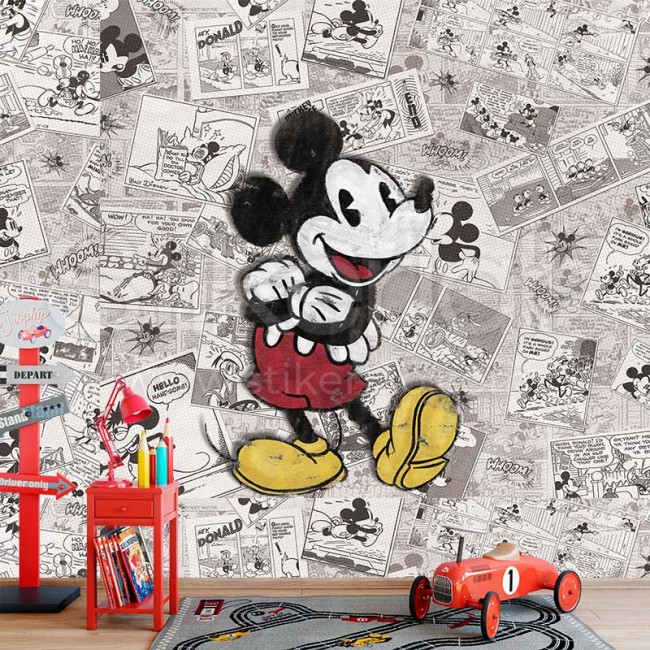 Foto Tapete Mickey Comics