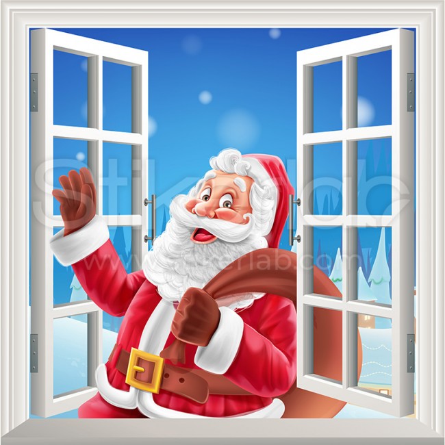Prozorcic Deda Mraz