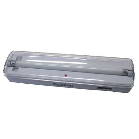 Elit+ sigurnosna-panik lampa punjiva-1x8w,ac220v 50/60 hz,sa 2 punjive baterije nicd 4.8v 800ma test dugme,autonomija 3h, sa setom za monta