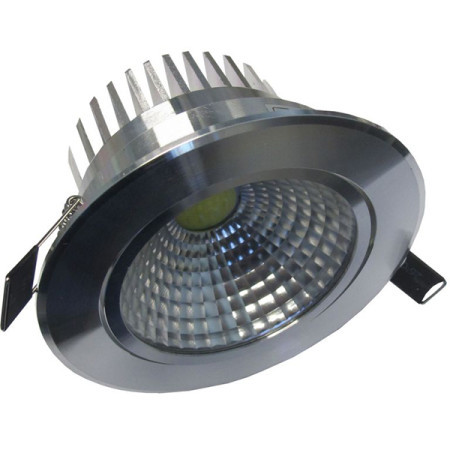 Elit+ 1x 7w cob, 85/265v, 45, 6500k, ugradna led armatura silver sjajna ( ELS00723 )