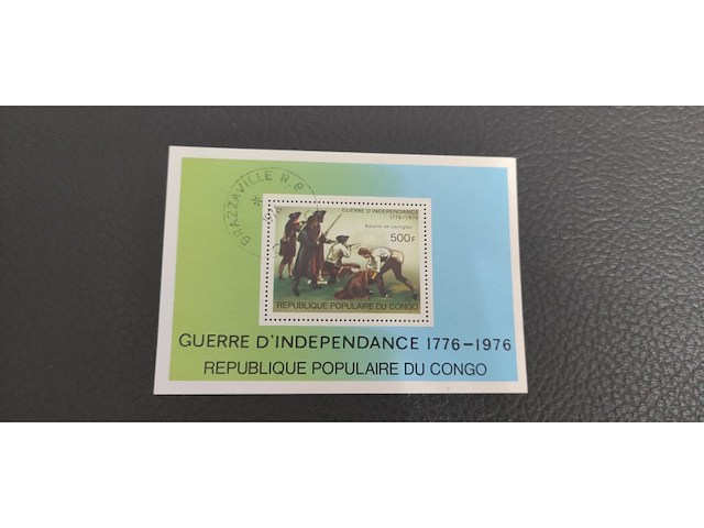 Kongo-Congo Re. 1976 The 200th Anniver. of American R.