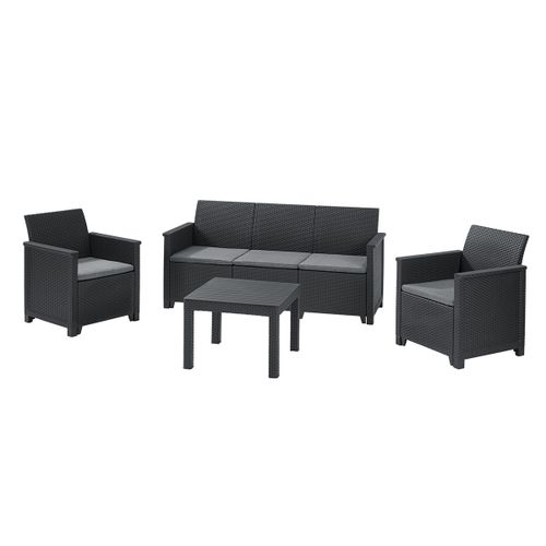 Keter Baštenski set Elodie 3 seater, grafit