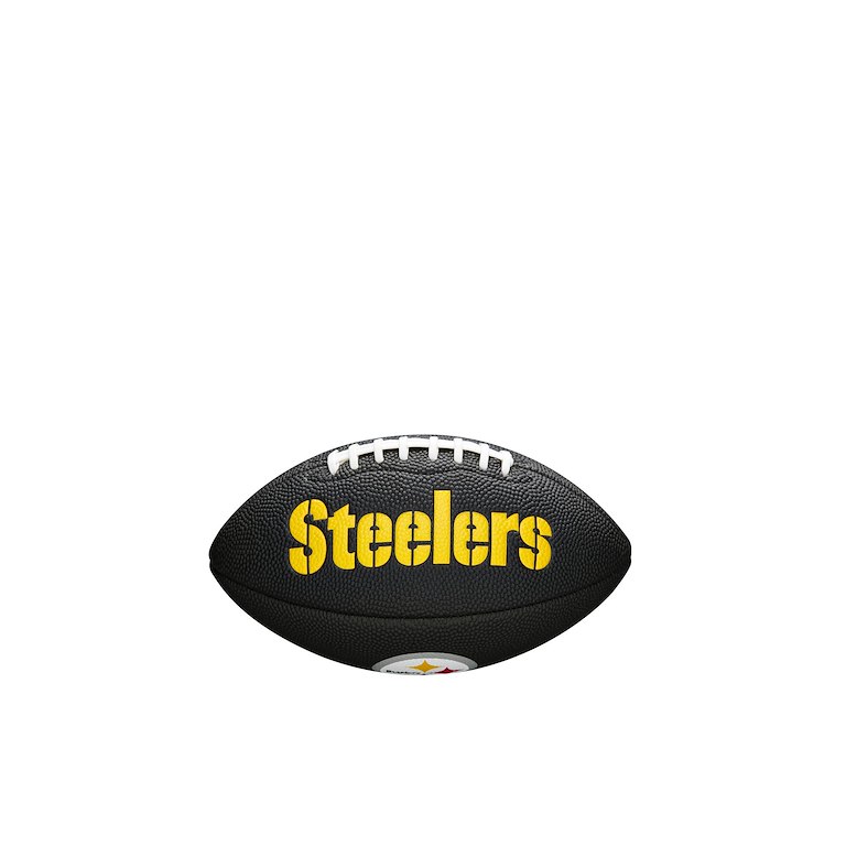 Wilson NFL TEAM LOGO PITTSBURGH STEELERS, mini lopta za ameriški fudbal, crna