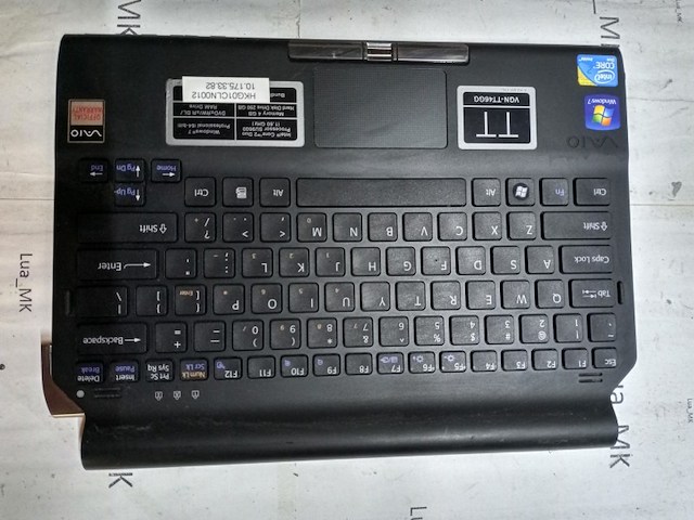 Sony PCG-4u2w Palmrest i tastatura