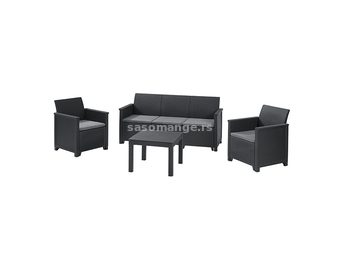 Baštenski set Elodie 3 seater grafit CU 246150