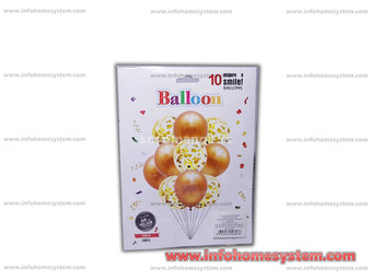 BALON 1/10 KONFETE METALIK