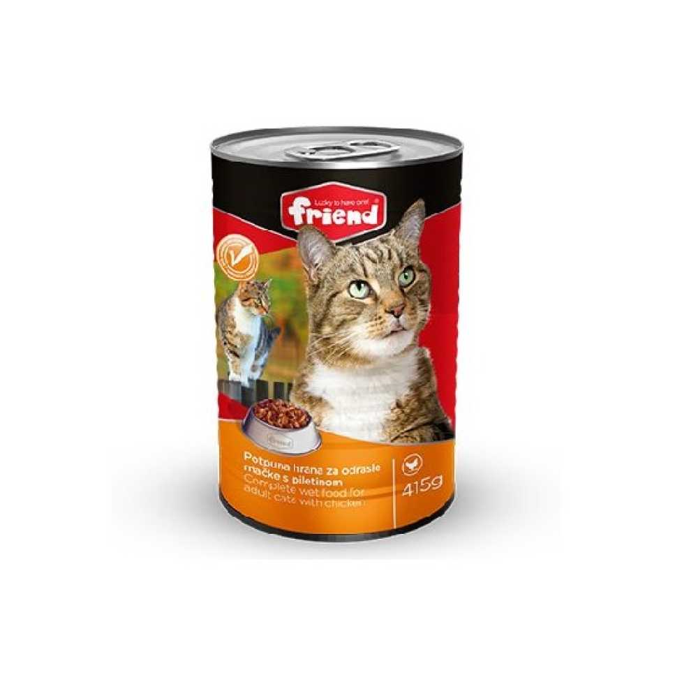 Friend hrana za mačke Cat - piletina 415g