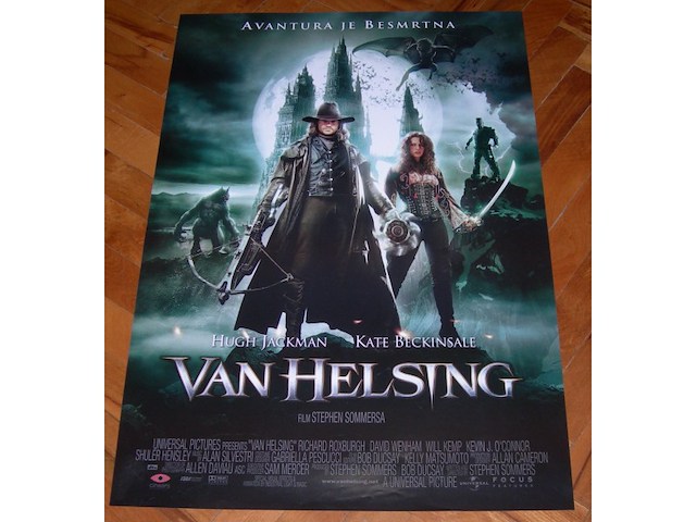 Van Helsing (Hugh Jackman) - filmski plakat