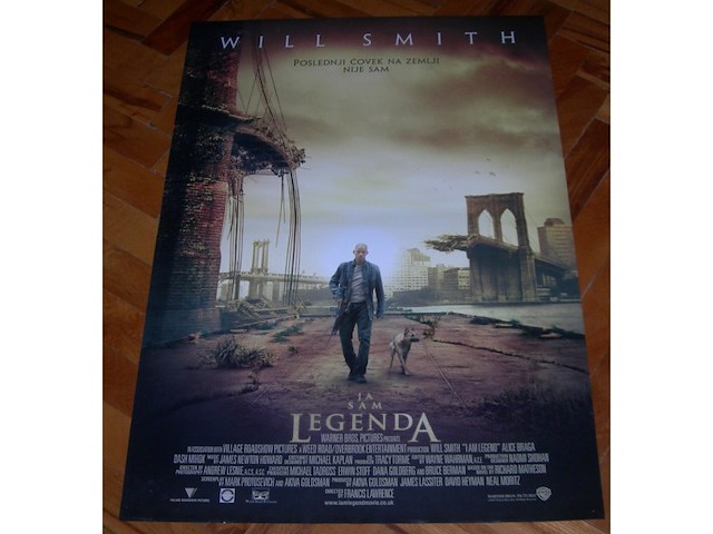 Ja sam legenda (Will Smith) - filmski plakat