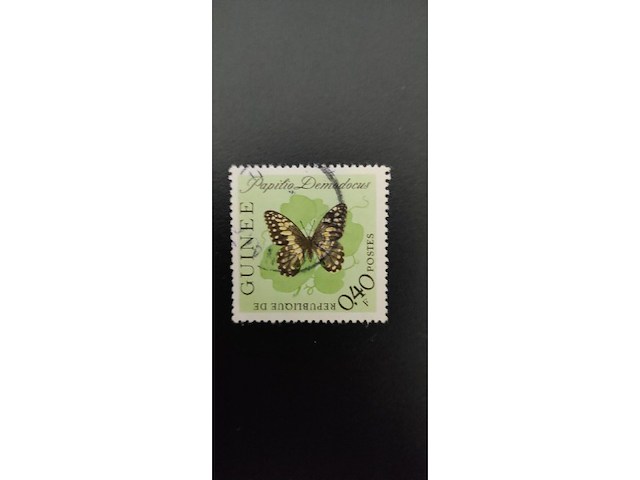 Gvineja-Guinea 1963 leptir