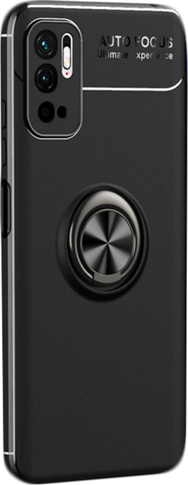 MCTK71-XIAOMI Redmi Note 9 Futrola Elegant Magnetic Ring Black
