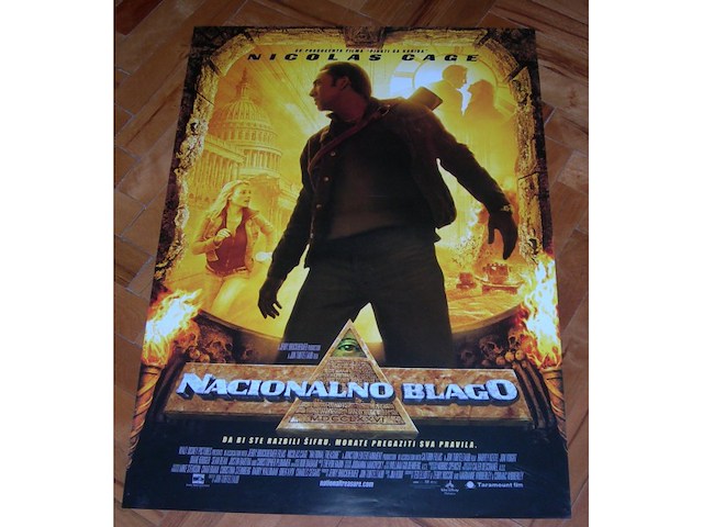 Nacionalno blago (Nicolas Cage) - filmski plakat