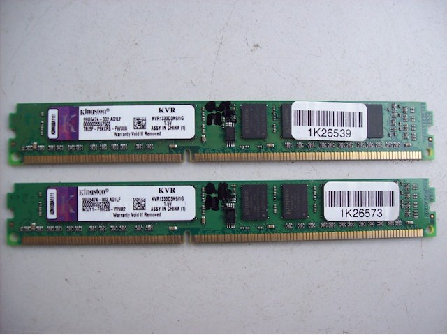 2Gb(2x1Gb) ddr3 Kingston memory na 1333 Mhz