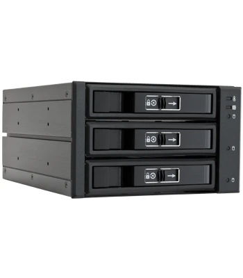 Chieftec CBP-2131 fioka za hard disk 3x2.5" ili 3x3.5" SAS crna