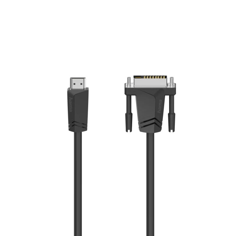 Hama (205018) kabl HDMI (muški) na DVI (muški) 1.5m crni