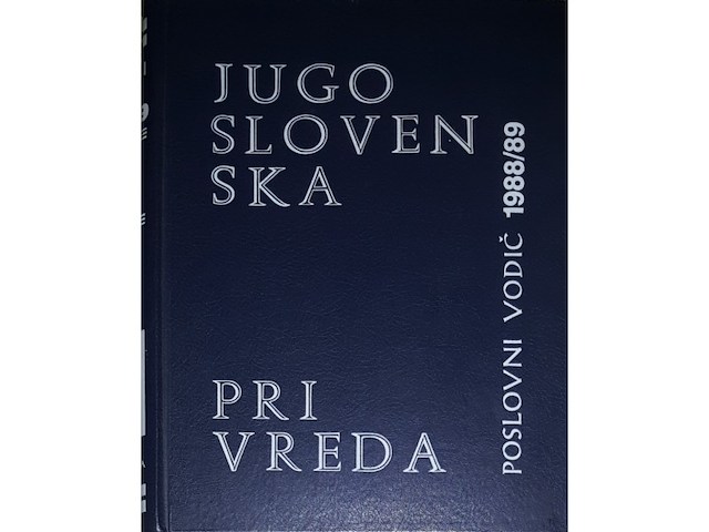 Jugoslavenska Privreda 1988/1989