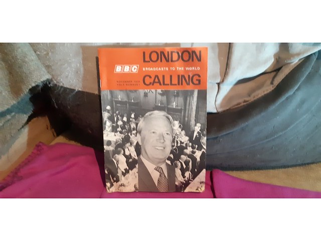 LONDON CALLING BBC broadcast to the world (nov. 1970.)