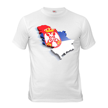 Dečija majica "Srbija 3D"