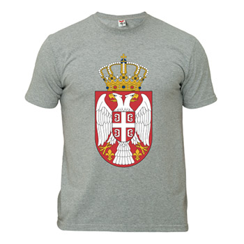 Siva majica "Grb Srbije"
