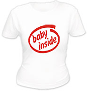 Majica "Baby inside"