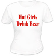 Majica "Hot girls ..."