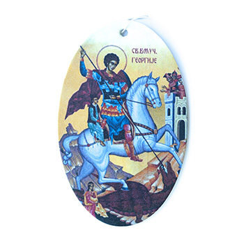 Mirisna ikona za kola - Sveti Georgije