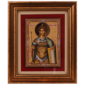 Ikona Sveti Dimitrije 24.5x21cm