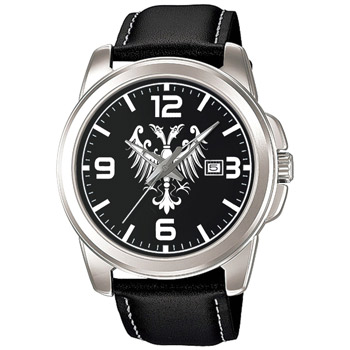 Ručni sat CASIO Nemanjićki orao (crni) MTP-1314L