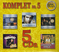 City Records komplet br. 5 - Đorđe Balašević, Boris Novković, Novi Fosili, Kemal Monteno, Srebrna Krila [box-set, kartonsko pakovanje] (7x CD)