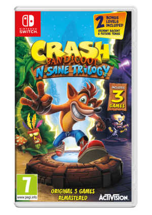 SWITCH CRASH BANDICOOT N.SANE TRILOGY - TBA