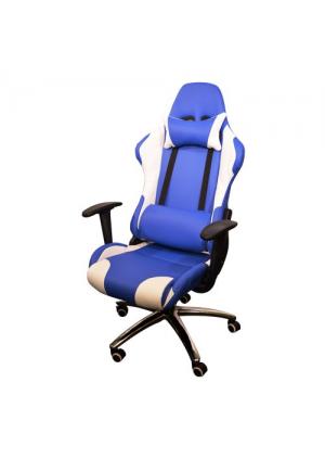 Gaming Chair e-Sport DS-059 BlueWhite (PU,PVC)