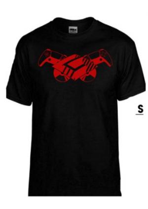 GURU CONTROLLER T-SHIRT BLACK- RED