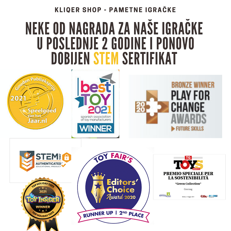 NAGRADE ZA PAMETNE IGRAČKE