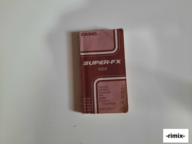 Casio Super FX 203