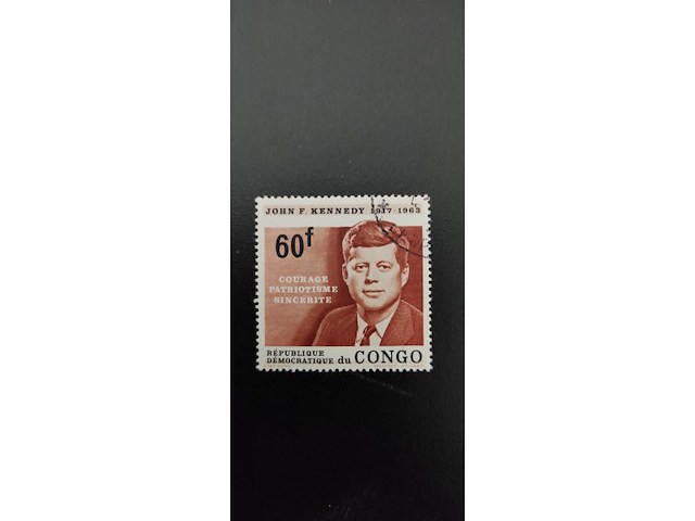 Kongo-Congo Dr. 1964 President Kennedy Commemoration