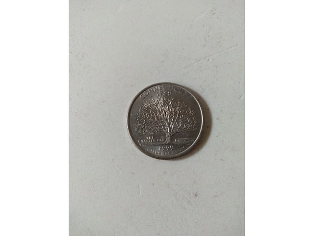 Quarter dollar P, USA  Connecticut