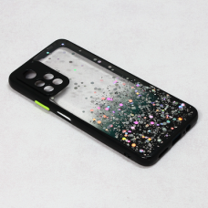 Futrola Frame Glitter za Xiaomi Redmi Note 11T 5G/Poco M4 Pro 5G crna