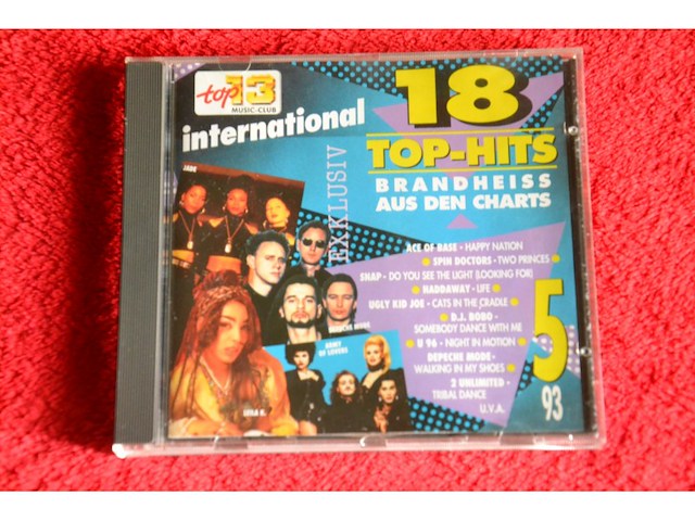 Various ‎– 18 Top Hits Aus Den Charts 5/93 - original ✅