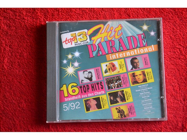 Various ‎– Hit Parade International 5/92 - original ✅